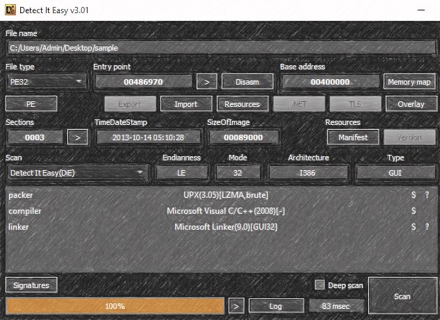 Unpacking UPX Manually